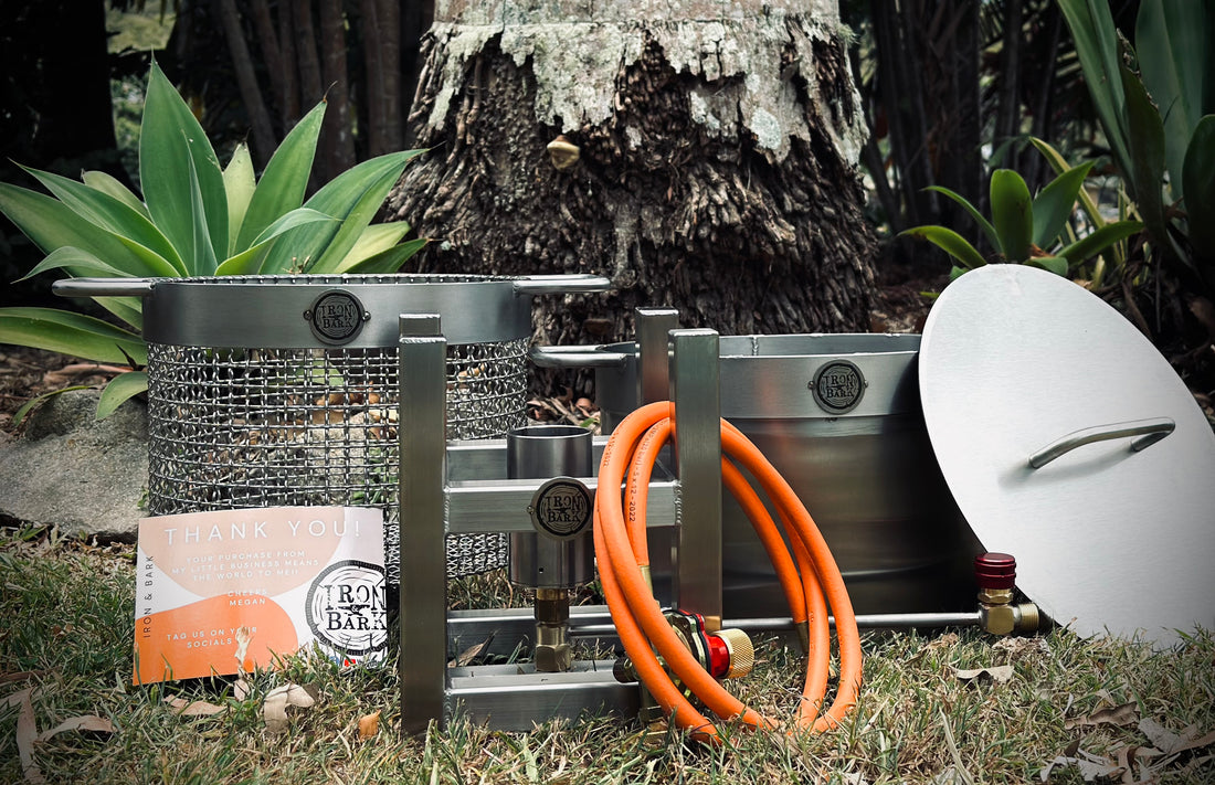 10L marine grade stainless steel Crab Cooker Set- 'The Small Fry ...